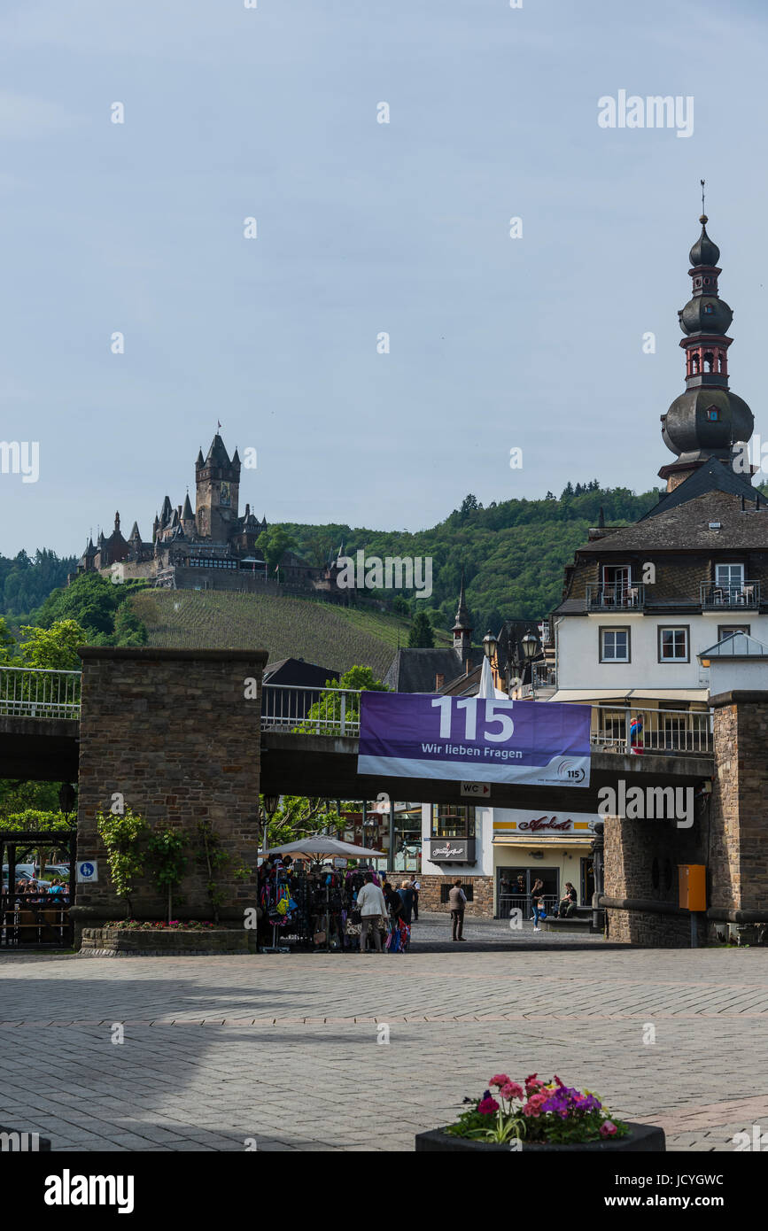 Cochem, Valley of Moselle Stock Photo - Alamy