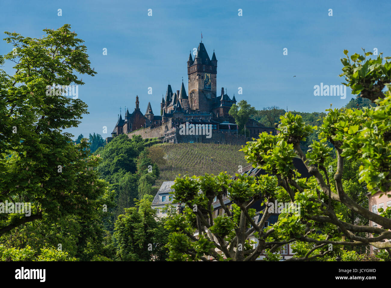 Cochem, Valley of Moselle Stock Photo - Alamy