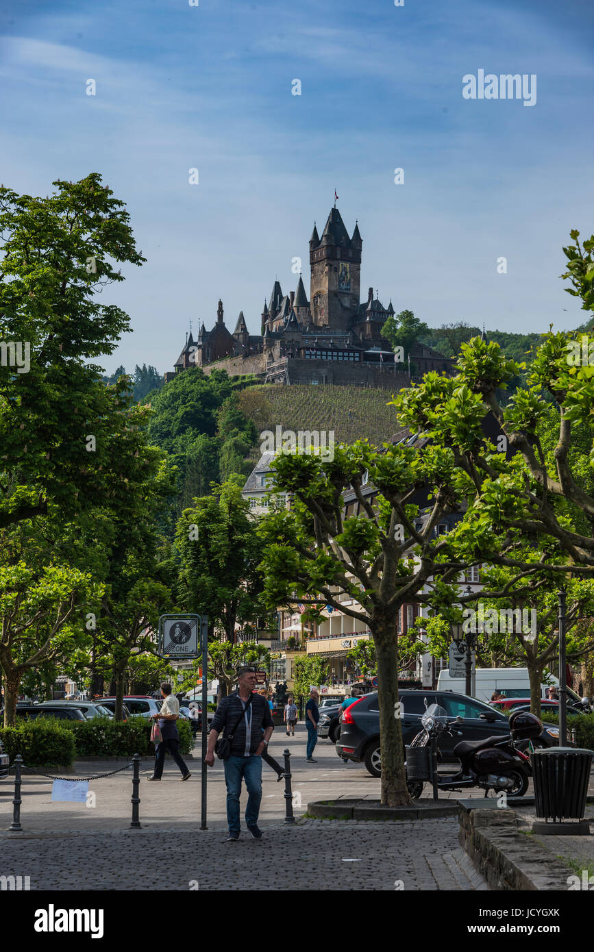 Cochem, Valley of Moselle Stock Photo - Alamy