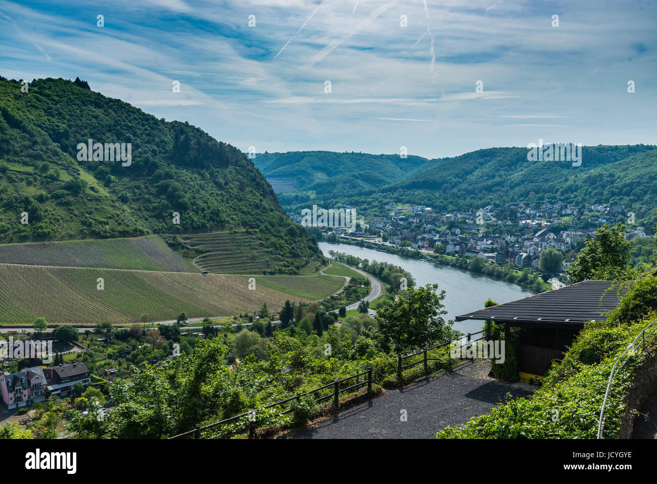 Cochem, Valley of Moselle Stock Photo - Alamy