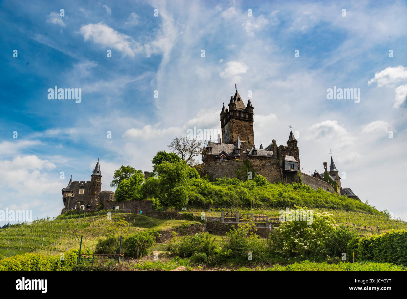 Cochem, Valley of Moselle Stock Photo - Alamy