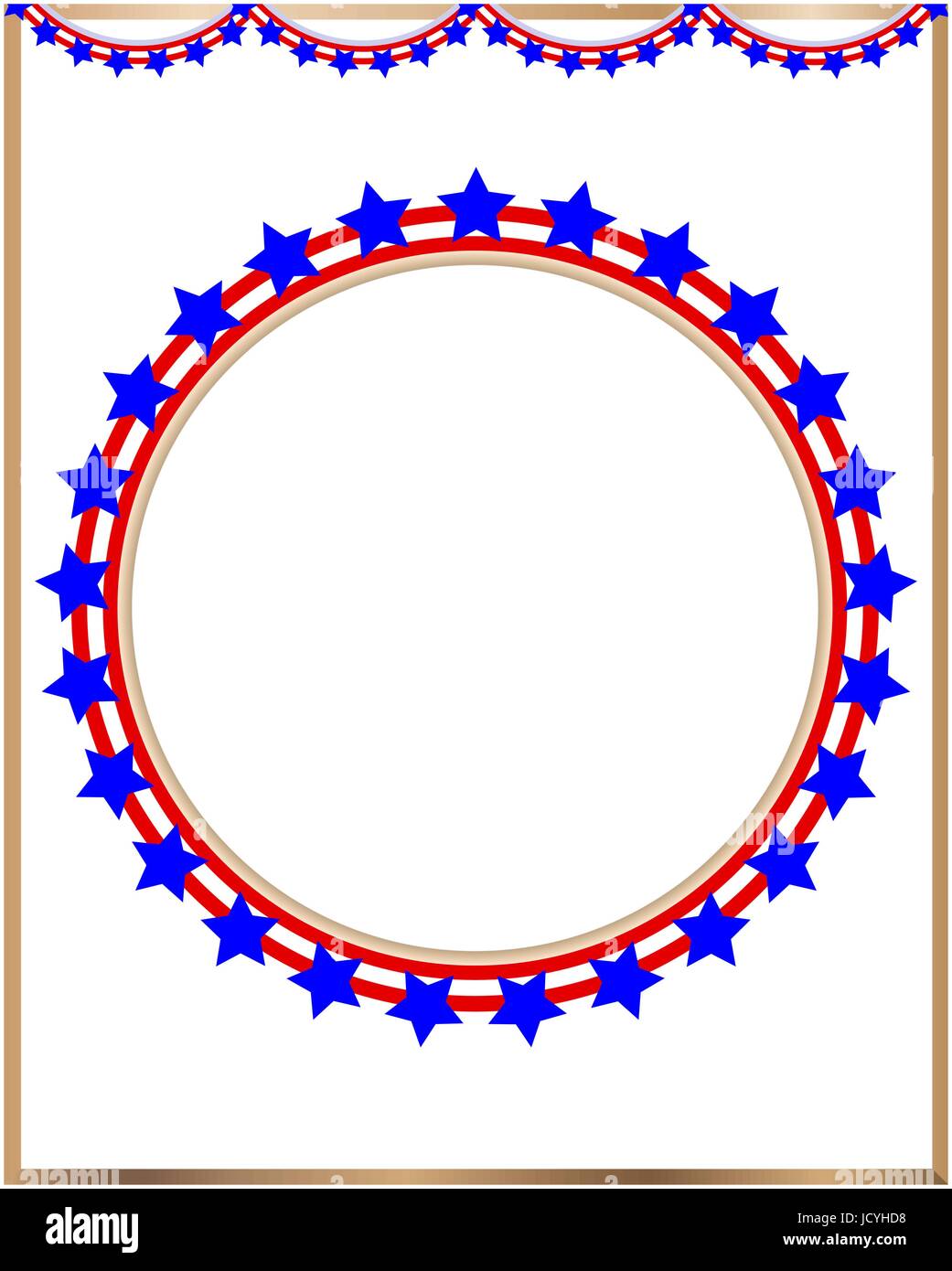 American frame ribbon star hi-res stock photography and images - Alamy