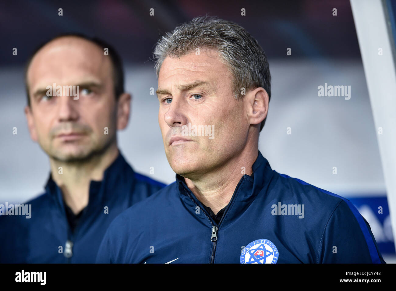 Pavel Hapal during the UEFA European Under-21 match between Poland and ...