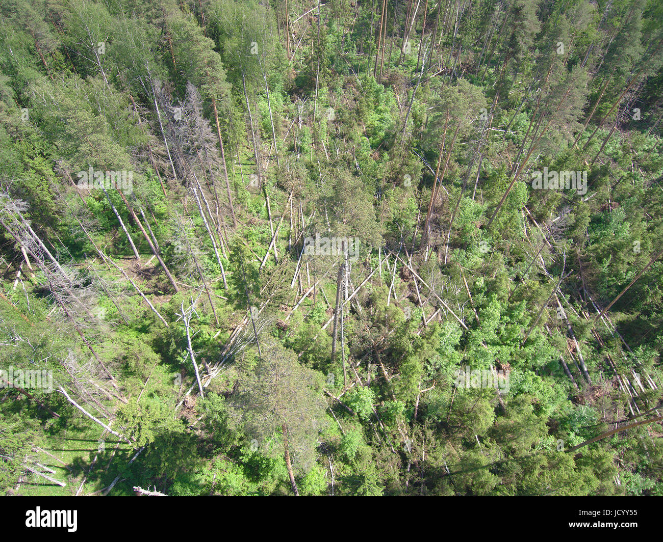 Tornado Destruction Aerial High Resolution Stock Photography and Images ...