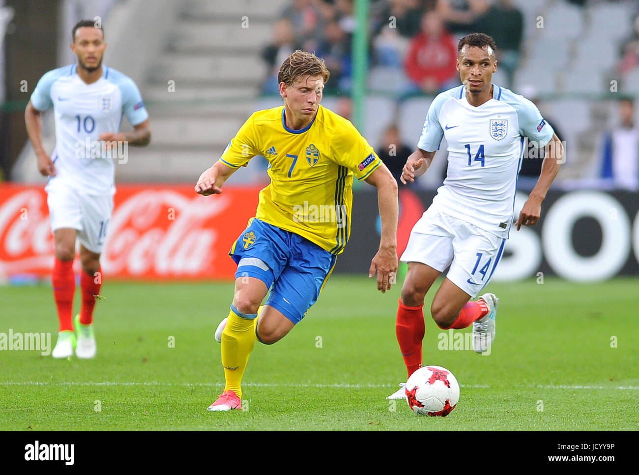 Alexander Fransson, Jacob Murphy during the UEFA European Under-21 ...