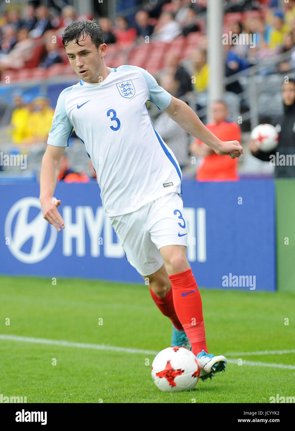 Ben Chilwell during the UEFA European Under-21 match between Sweden and ...