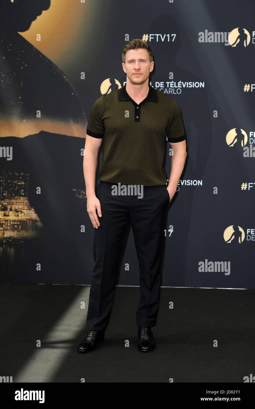 Monte Carlo, 57th Festival of Television. Photocall "Absentia" pictured ...