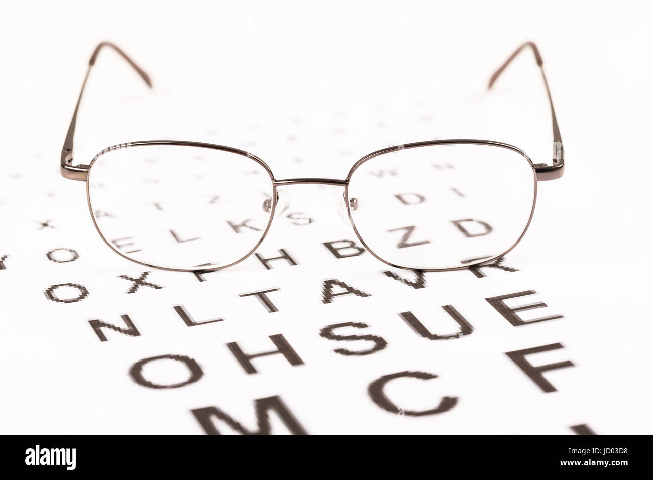 Sight test for glasses, vision testing, ophthalmologist Stock Photo - Alamy