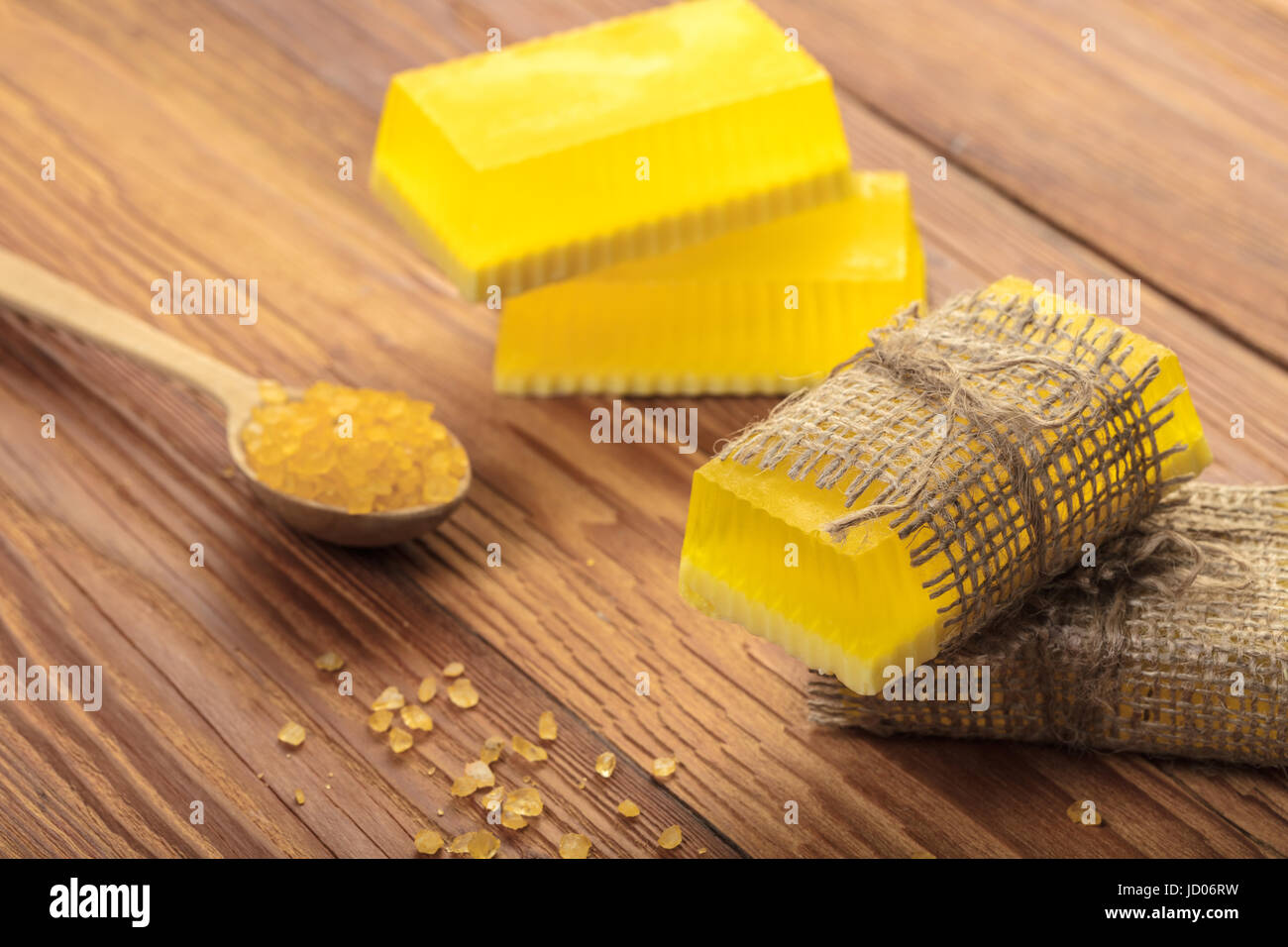 Yellow handmade soap hi-res stock photography and images - Alamy