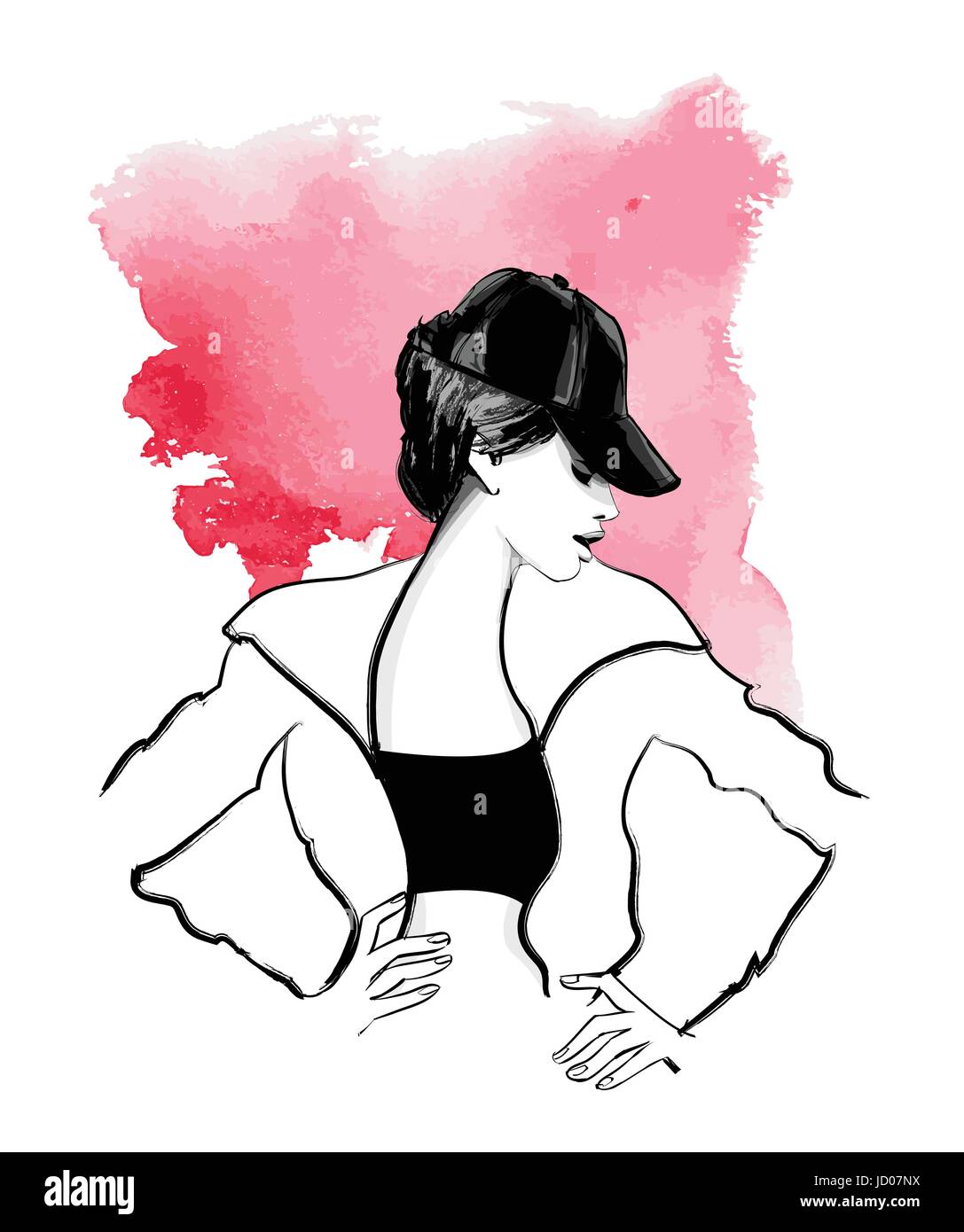 Baseball Cap Stock Vector Images - Alamy