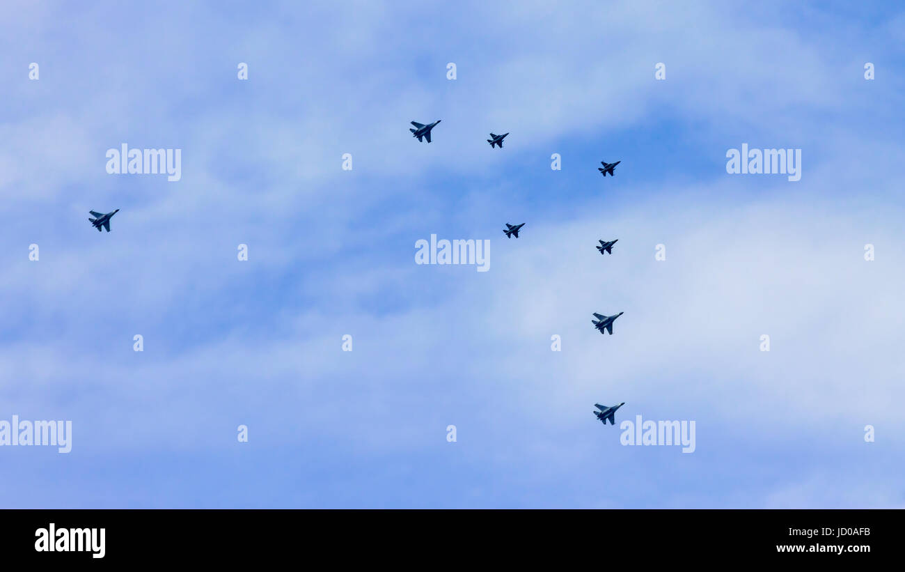 Aircrafts formation hi-res stock photography and images - Alamy