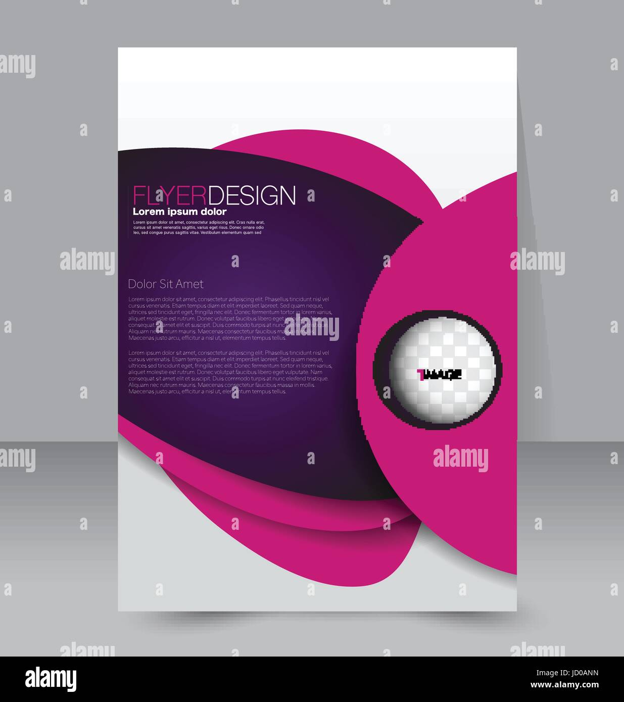 Abstract flyer design background. Brochure template. To be used for ...
