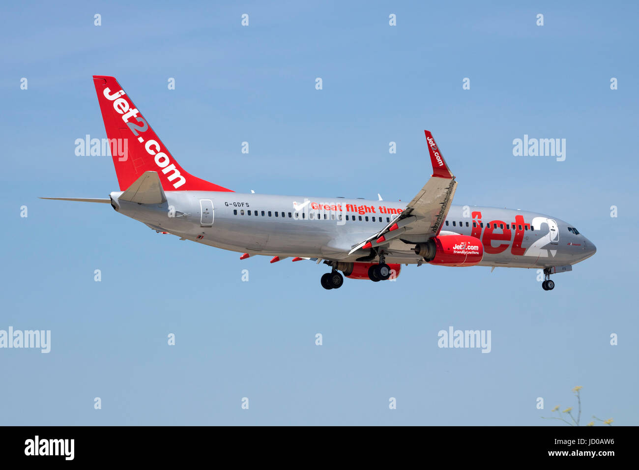 Jet2 tail plane hi-res stock photography and images - Alamy