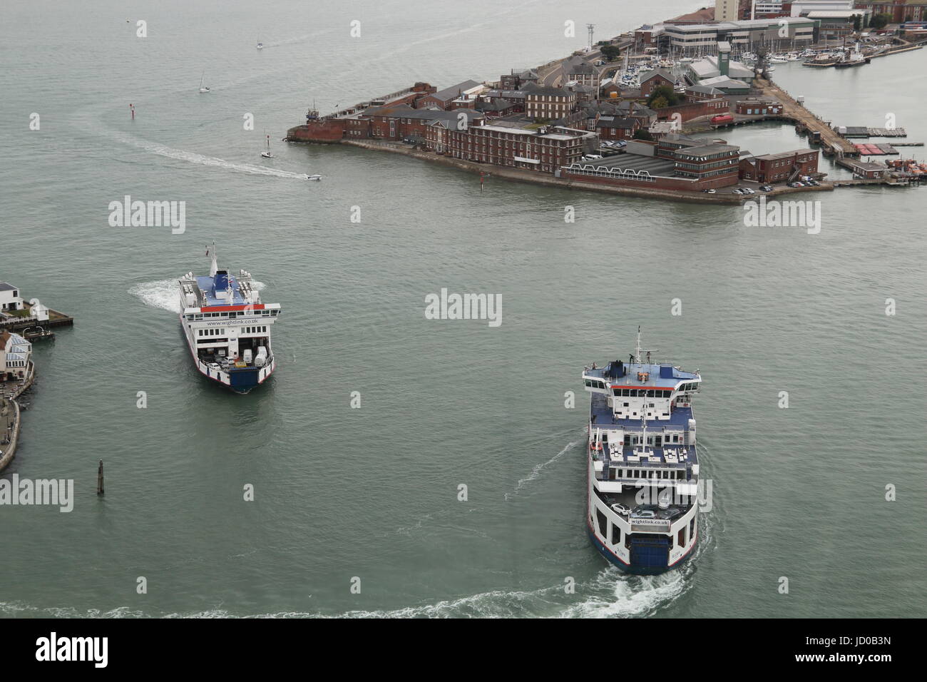 View from Spinnaker Tower,Portsmouth,UK Stock Photo - Alamy