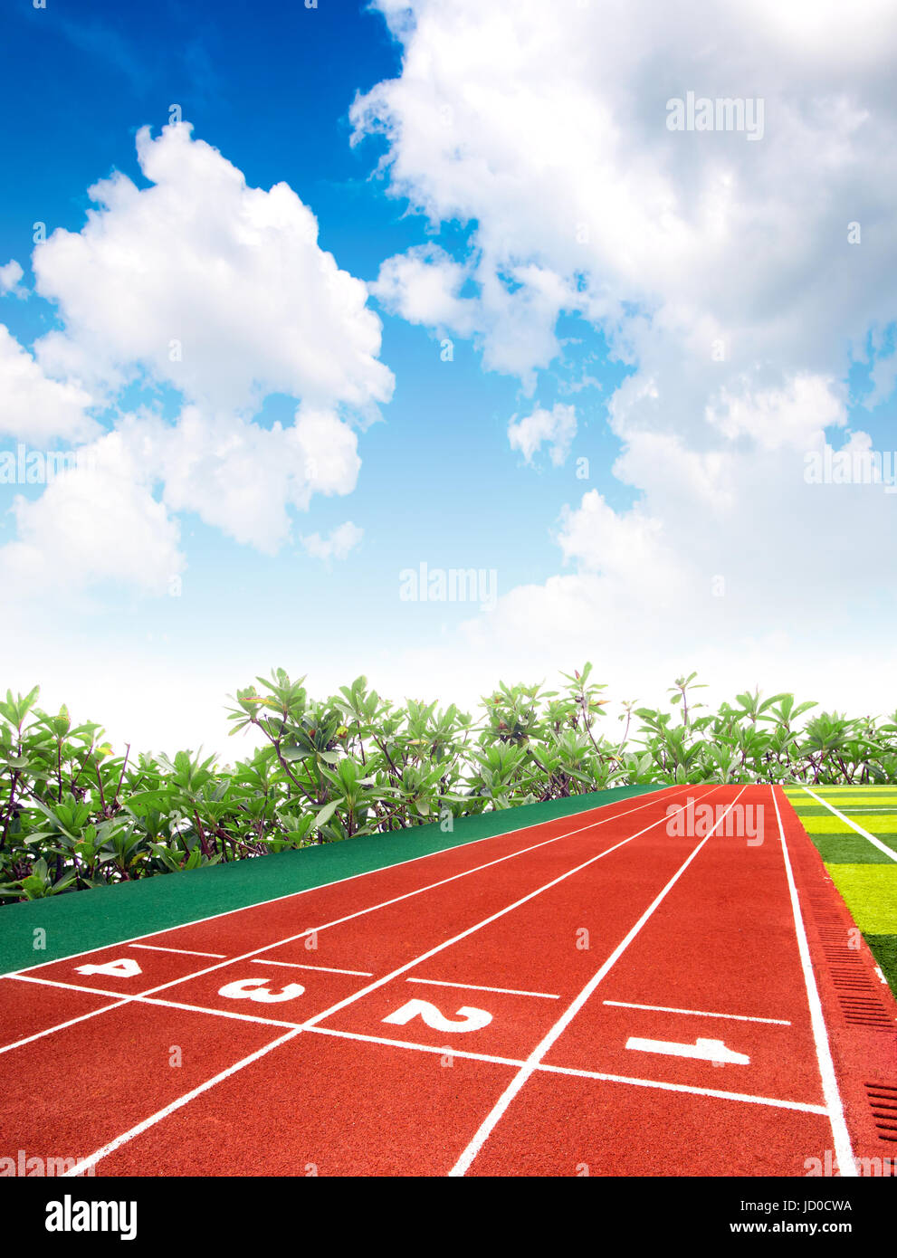 Track field stadium under hi-res stock photography and images - Alamy