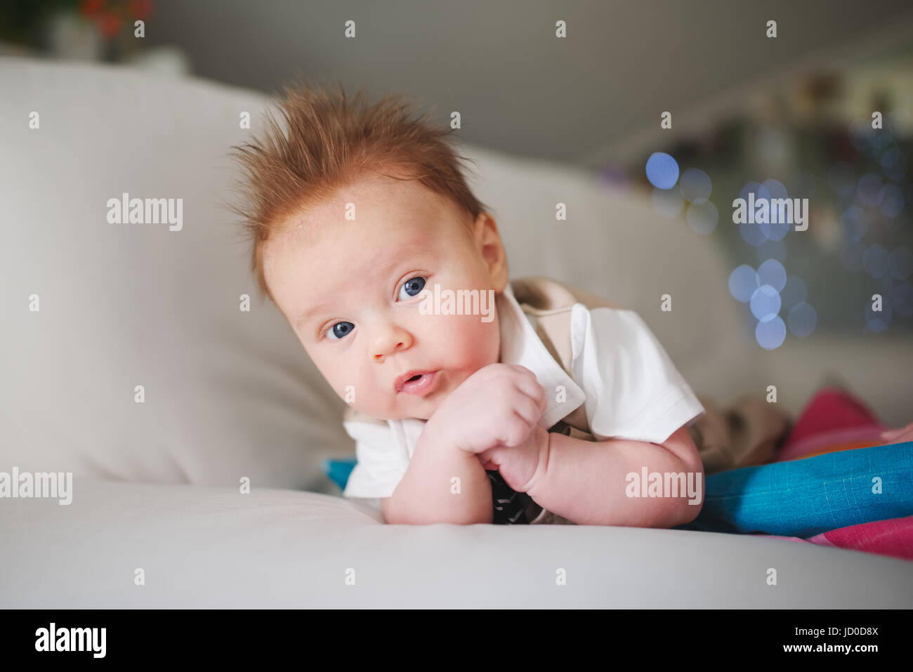 cute little red haired boy Stock Photo - Alamy