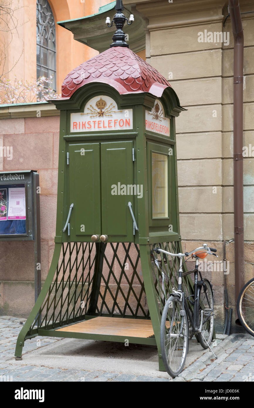 Stockholm sweden telephone rikstelefon hi-res stock photography and ...
