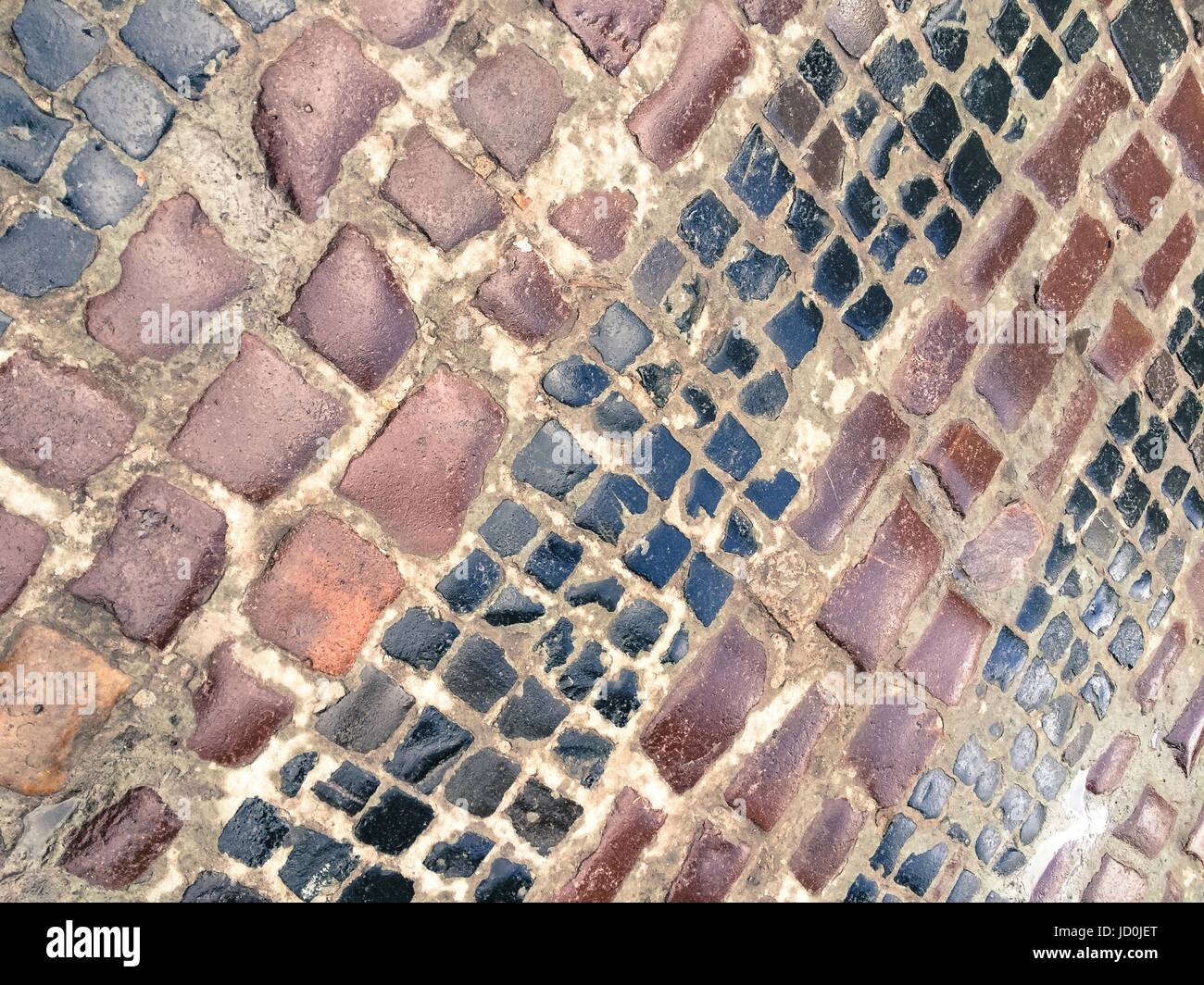 Stone background of paving stones Stock Photo - Alamy