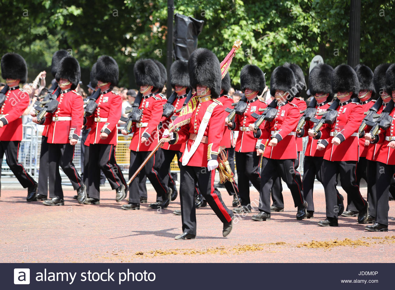 Irish Guards Trooping The Colour High Resolution Stock Photography and ...