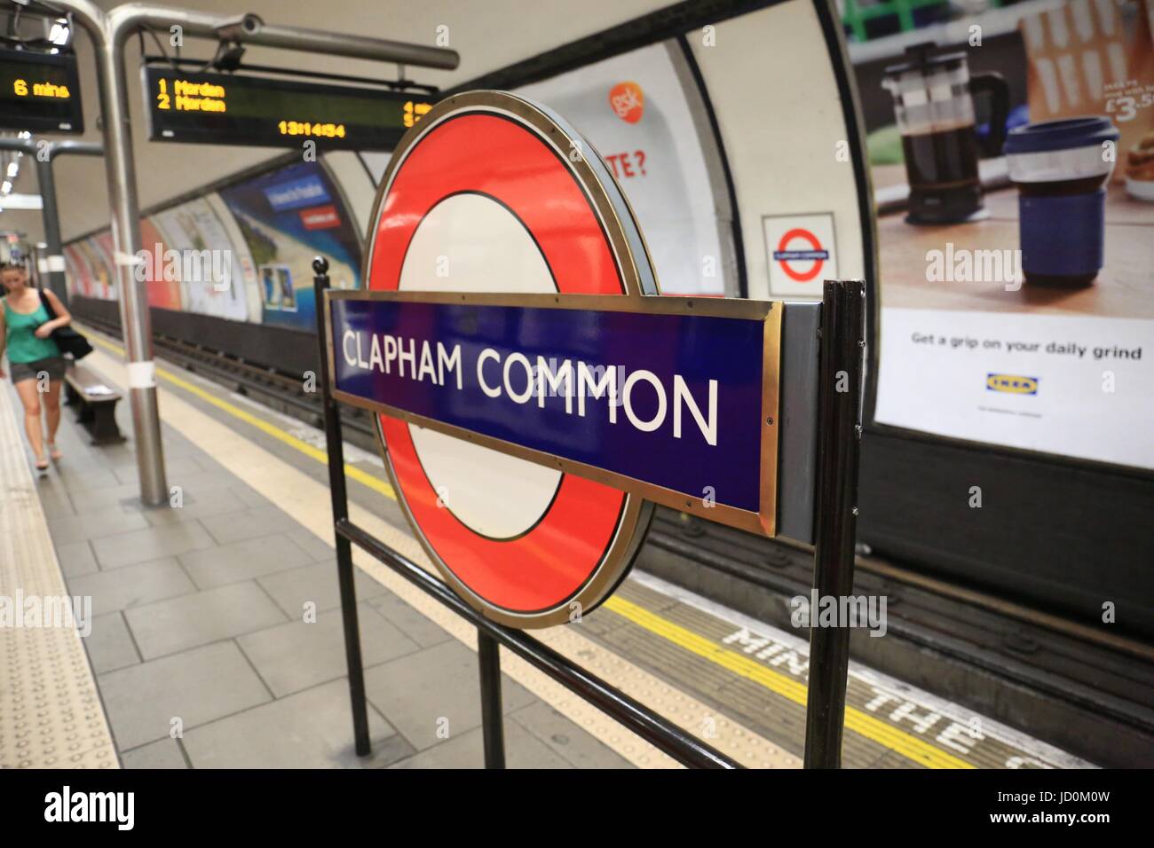 Clapham common tube station hi-res stock photography and images - Alamy