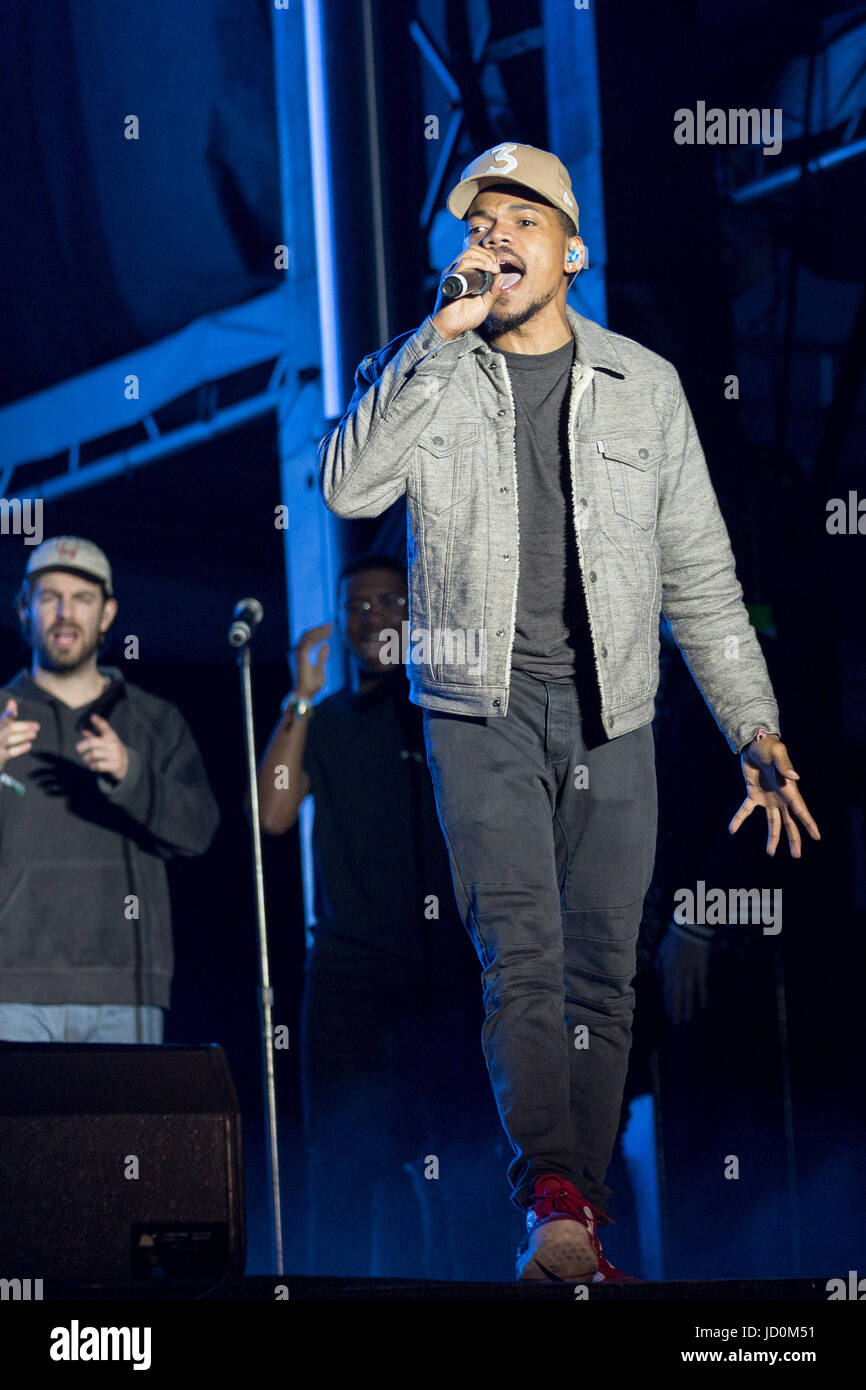 Eau Claire, Wisconsin, USA. 16th June, 2017. CHANCE THE RAPPER ...