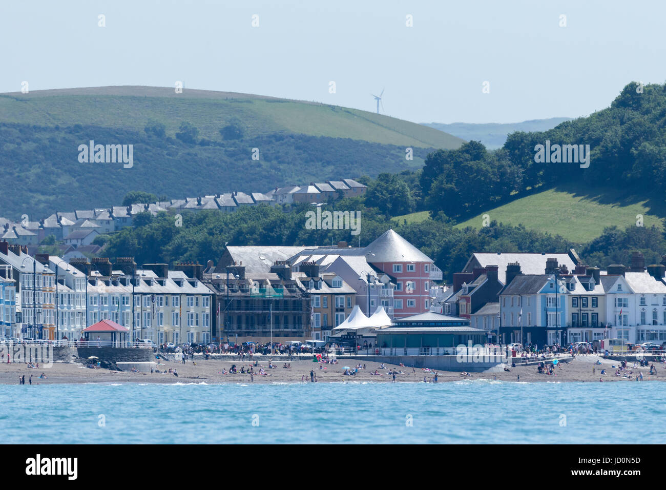A view of Aberystwyth seafront Stock Photo - Alamy