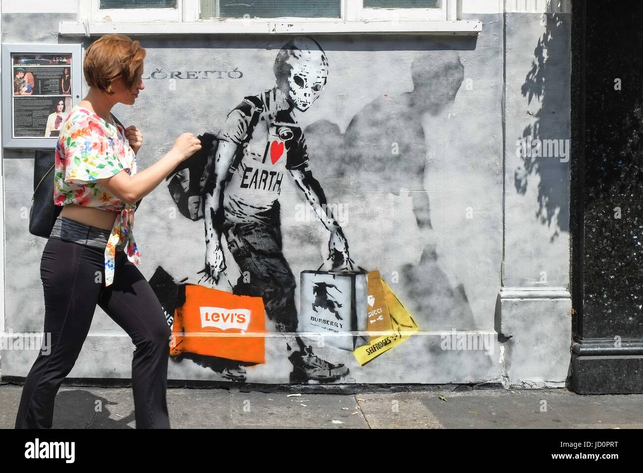 Loretto graffiti hi-res stock photography and images - Alamy