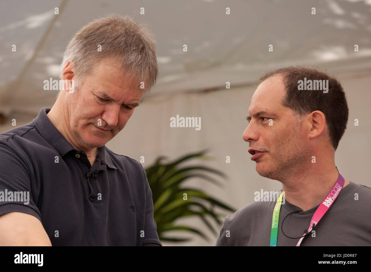 Journalist David Goodhart and author and journalist Simon Kuper at the ...