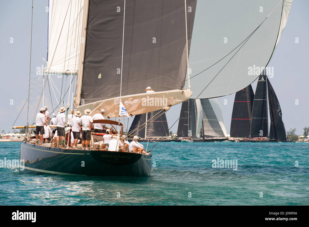 The Great Sound, Bermuda, 17th June America's Cup J Class parade ...