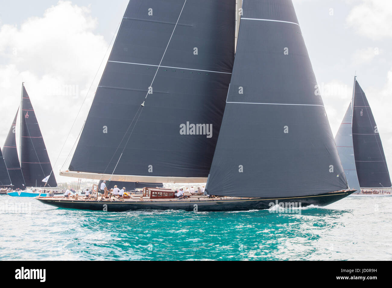 The Great Sound, Bermuda, 17th June America's Cup J Class parade ...