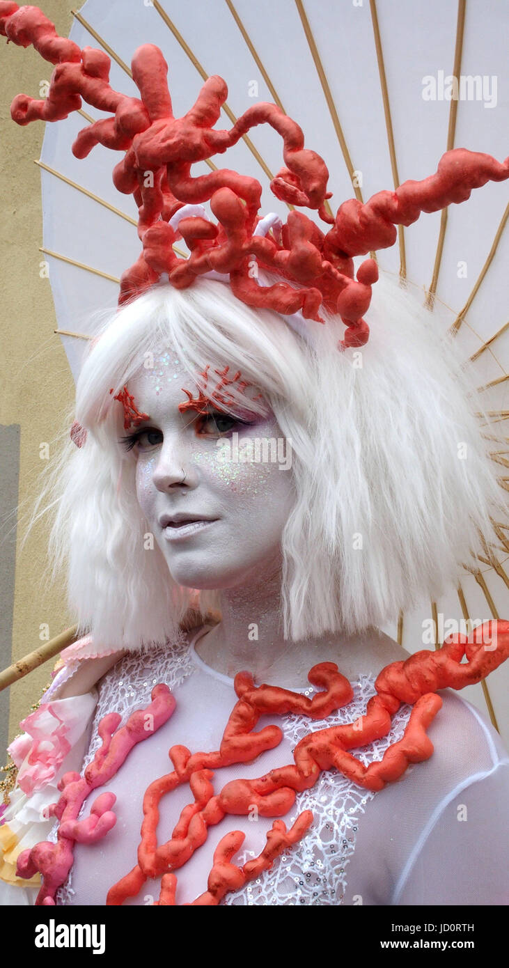 New York, New York, USA. 17th June, 2017. Coney Island Mermaid Parade ...