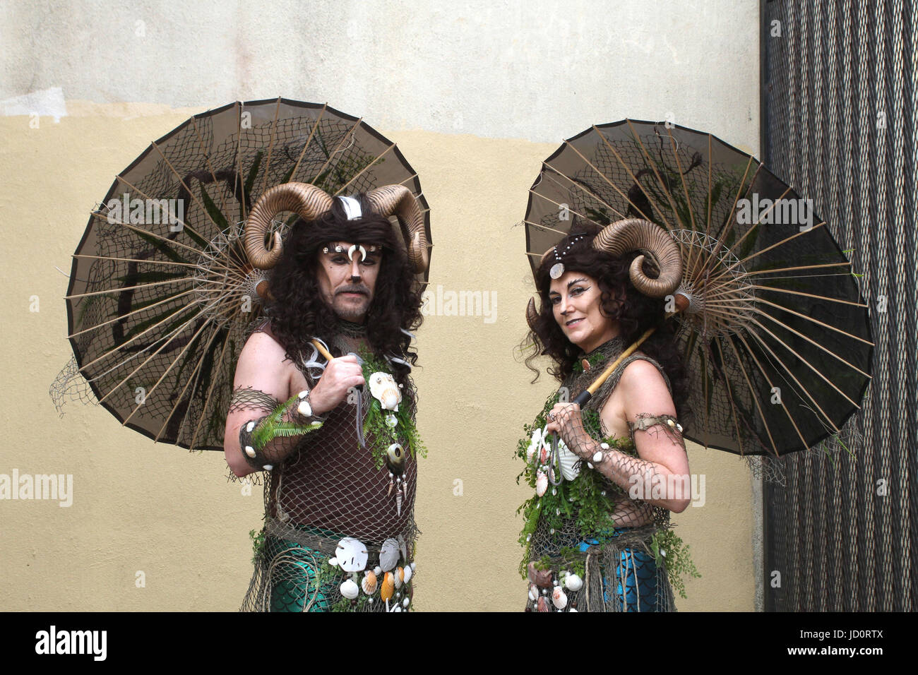 New York, New York, USA. 17th June, 2017. Coney Island Mermaid Parade ...