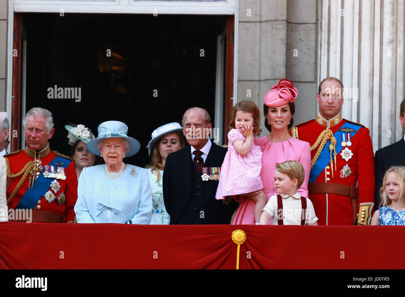 London, UK. 17th June, 2017. Prince Charles, Prince of Wales, HM Queen ...