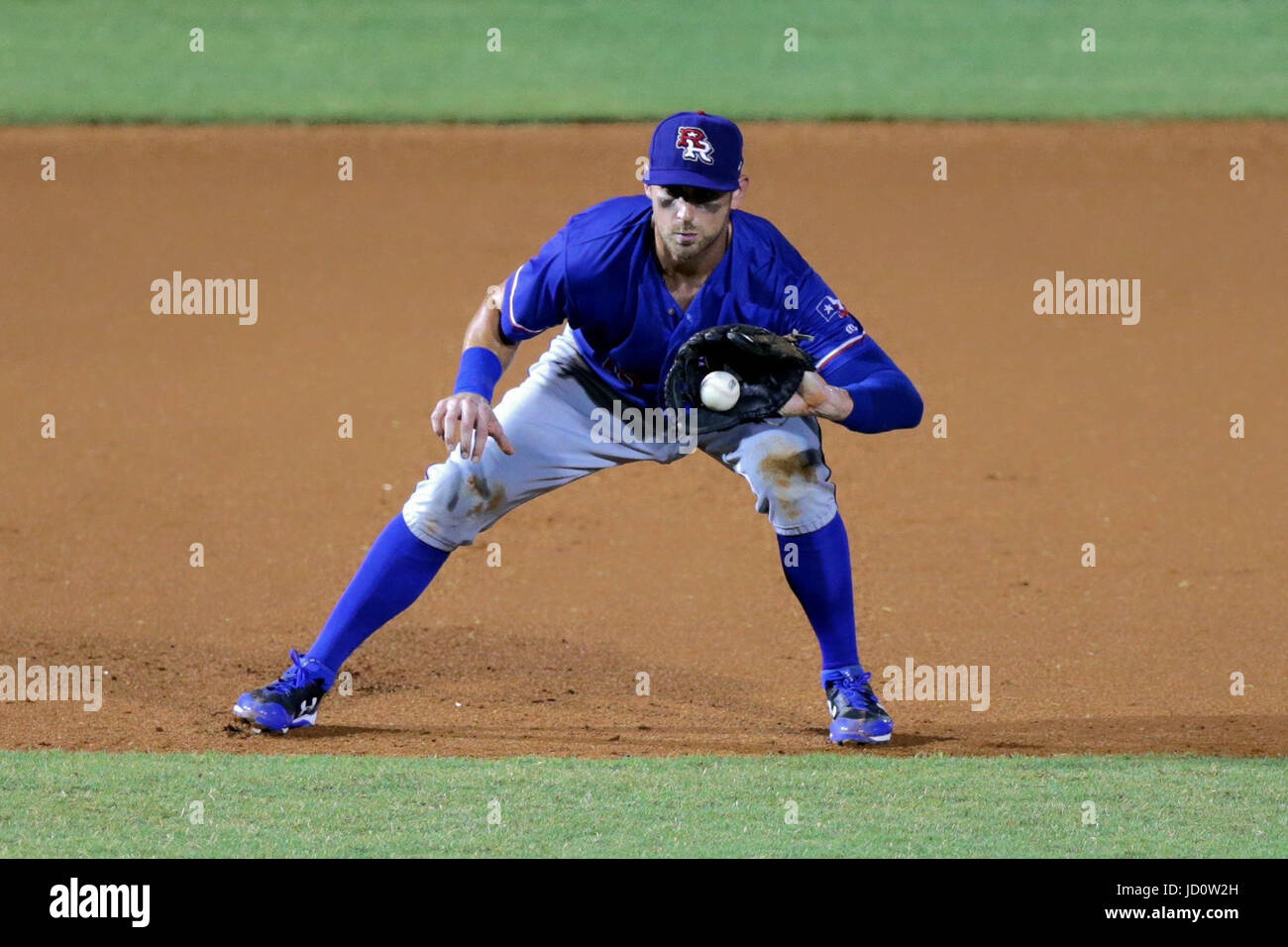 New Orleans, LA, USA. 16th June, 2017. Round Rock Express third baseman ...