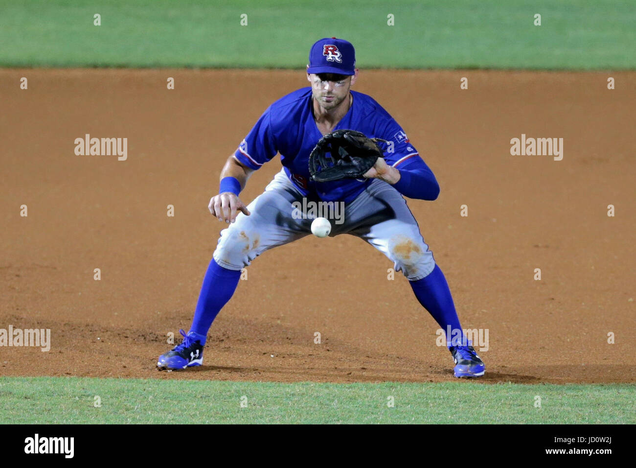 New Orleans, LA, USA. 16th June, 2017. Round Rock Express third baseman ...