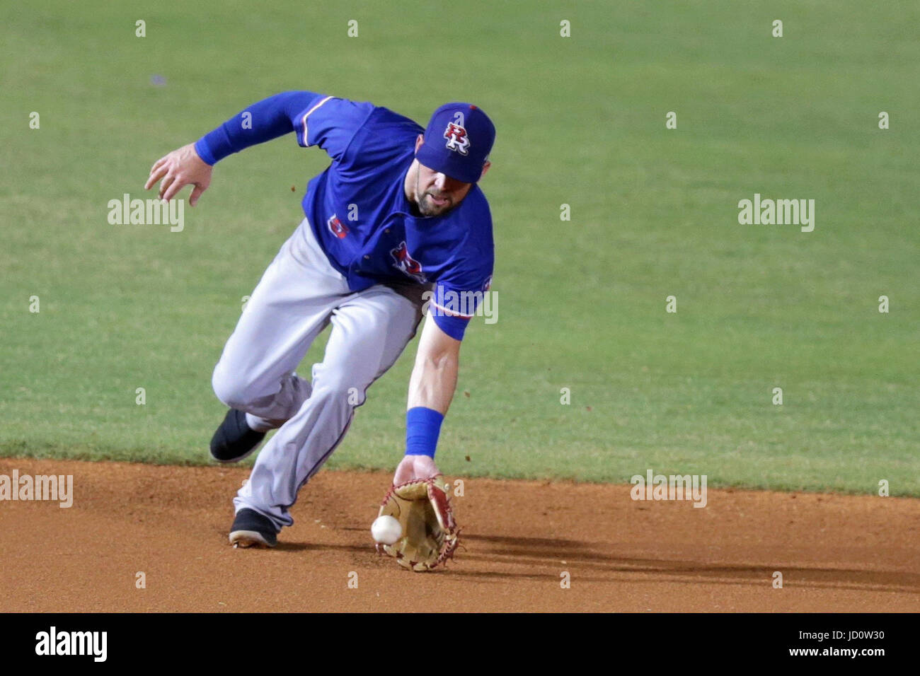 New Orleans, LA, USA. 16th June, 2017. Round Rock Express third baseman ...