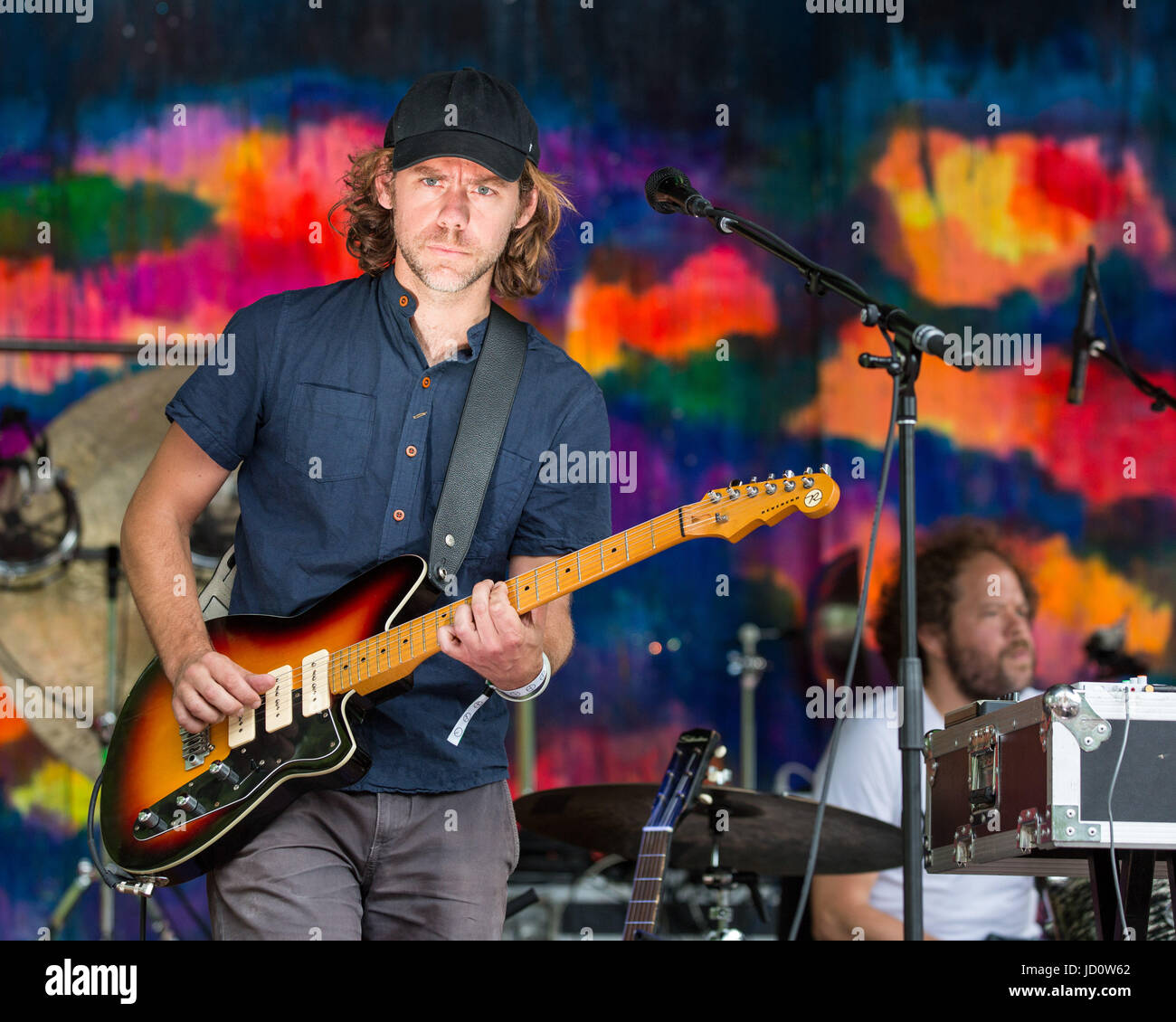Eau Claire, Wisconsin, USA. 17th June, 2017. AARON DESSNER of Big Red ...