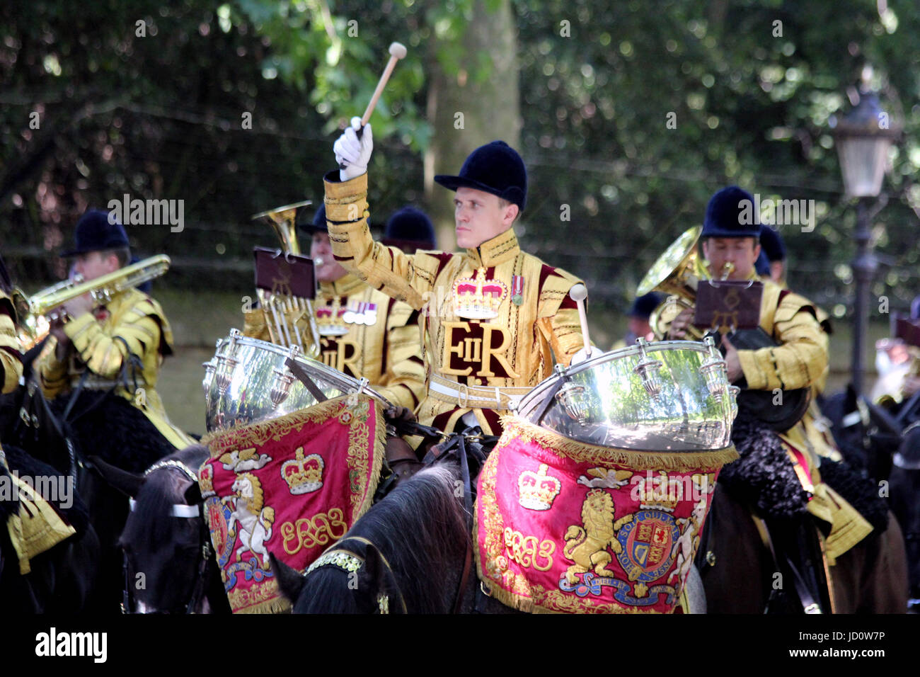 The Mounted Band of The Household Cavalry Stock Photo - Alamy