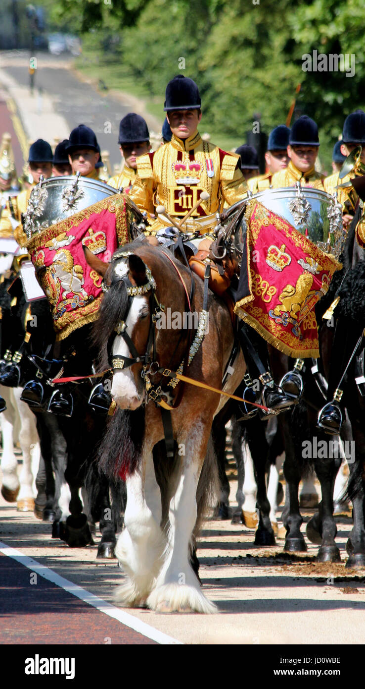 The Mounted Band of The Household Cavalry Stock Photo - Alamy