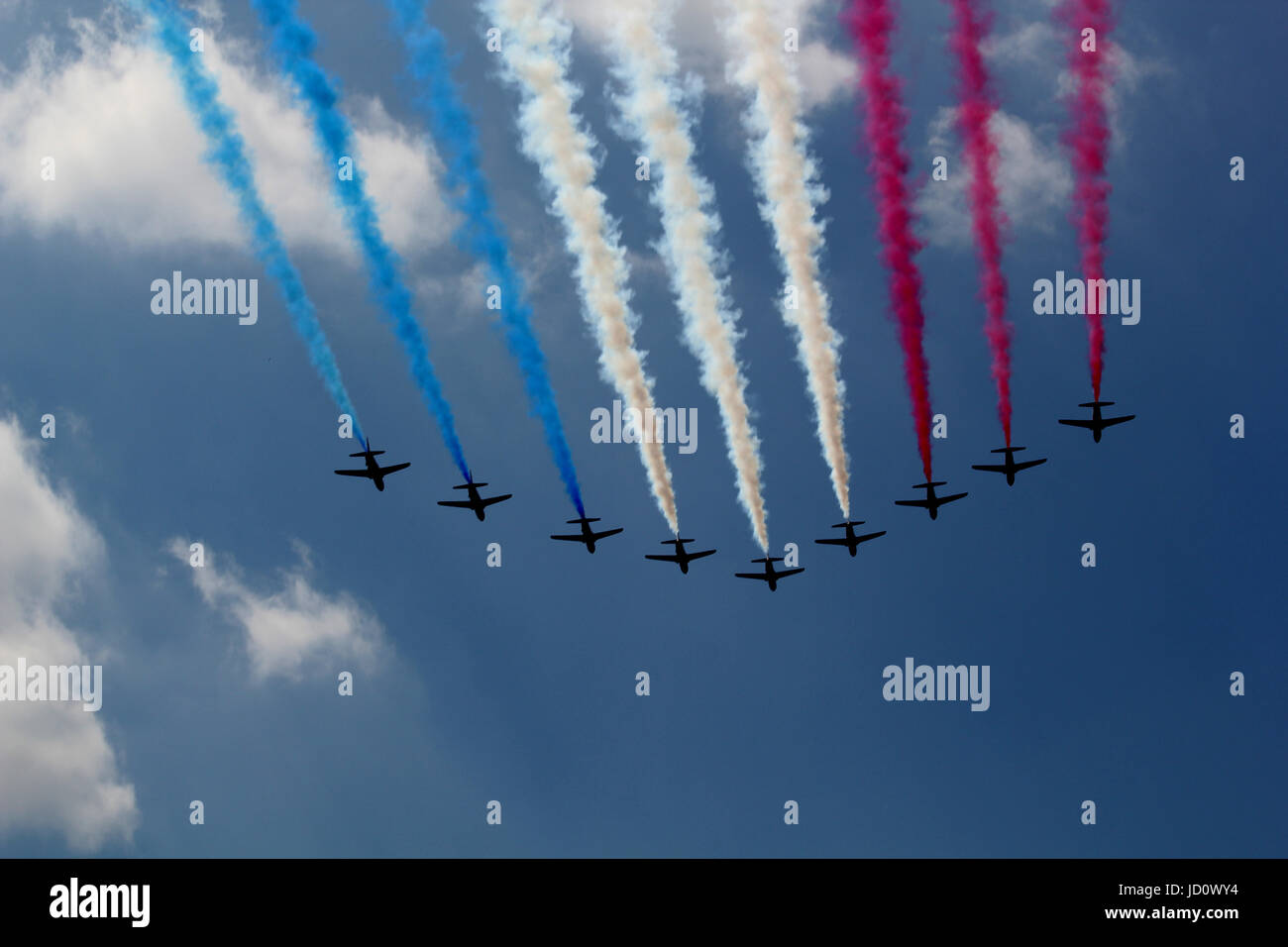 London, UK. 17th June, 2017. Flypast over Buckingham Palace Credit ...