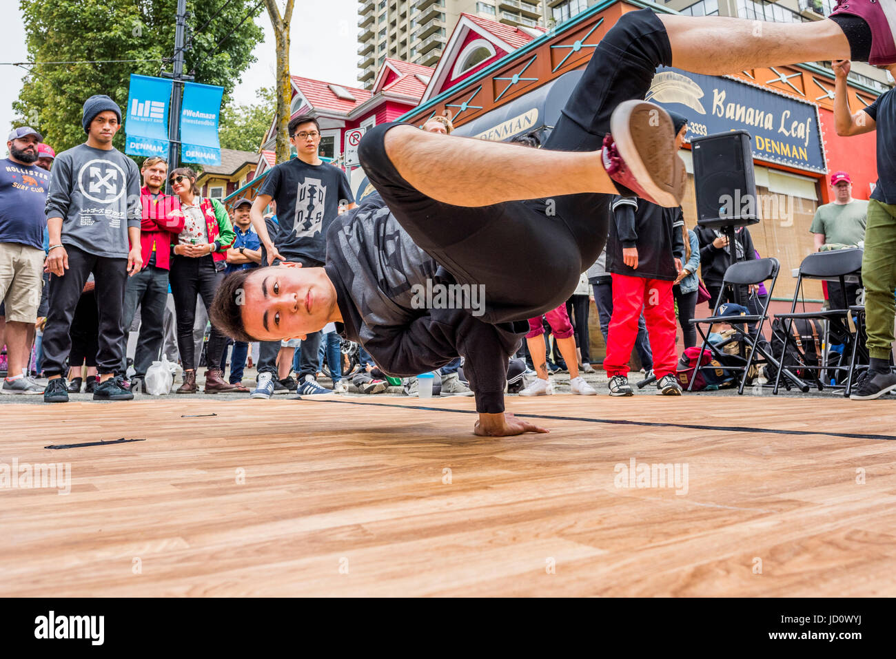 Hip Hop Break Dance Demo and Competition Stock Photo - Alamy
