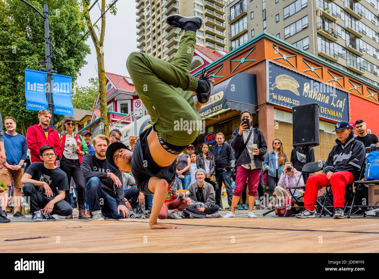 Hip Hop Break Dance Demo and Competition Stock Photo - Alamy