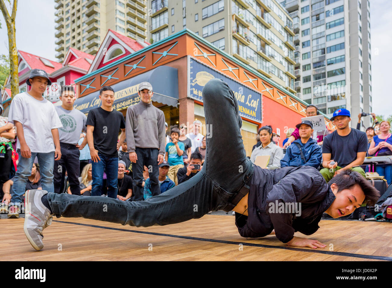 Hip Hop Break Dance Demo and Competition Stock Photo - Alamy