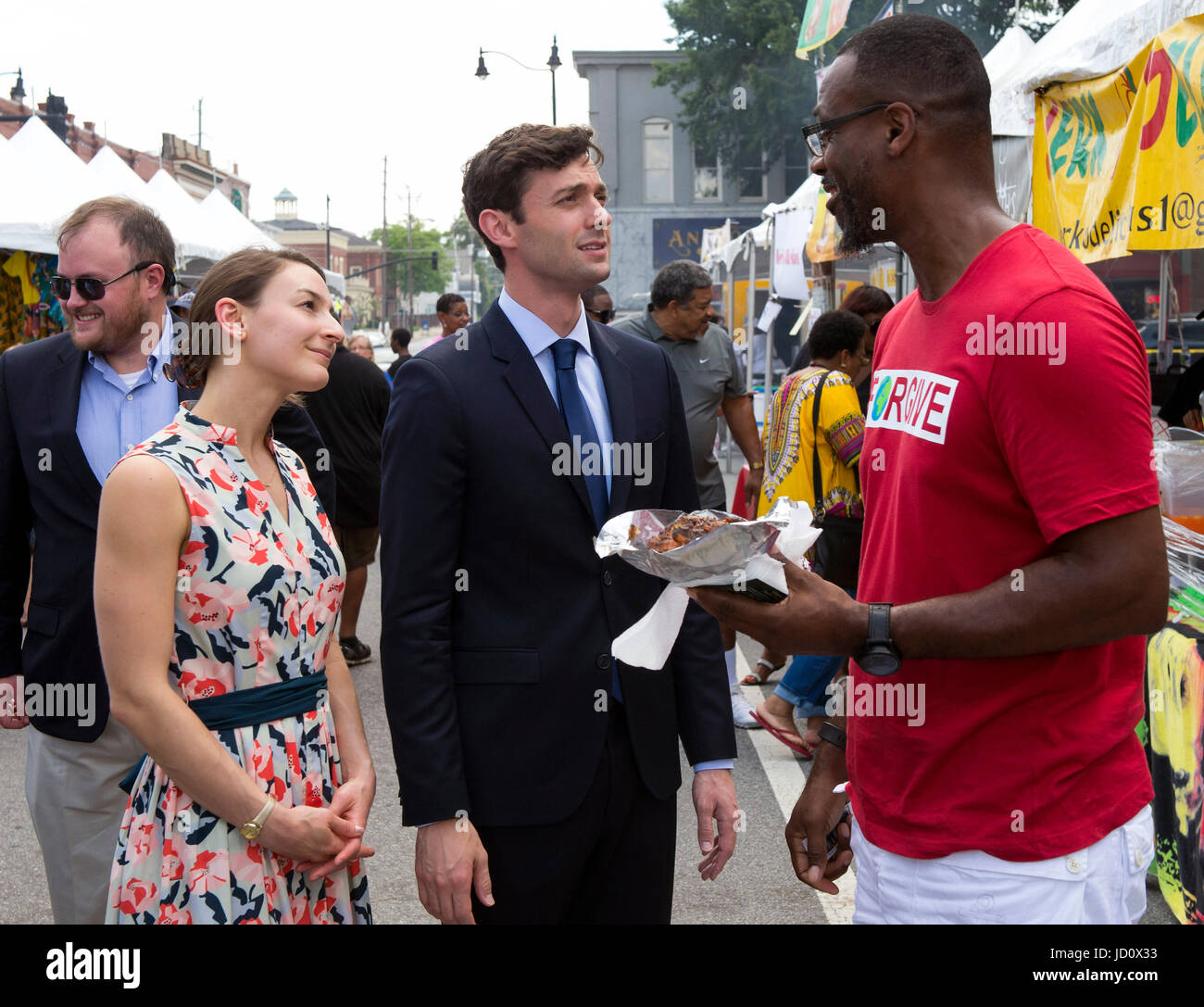 Marietta, Georgia, USA. 17th June, 2017. JON OSSOFF, the Democratic ...
