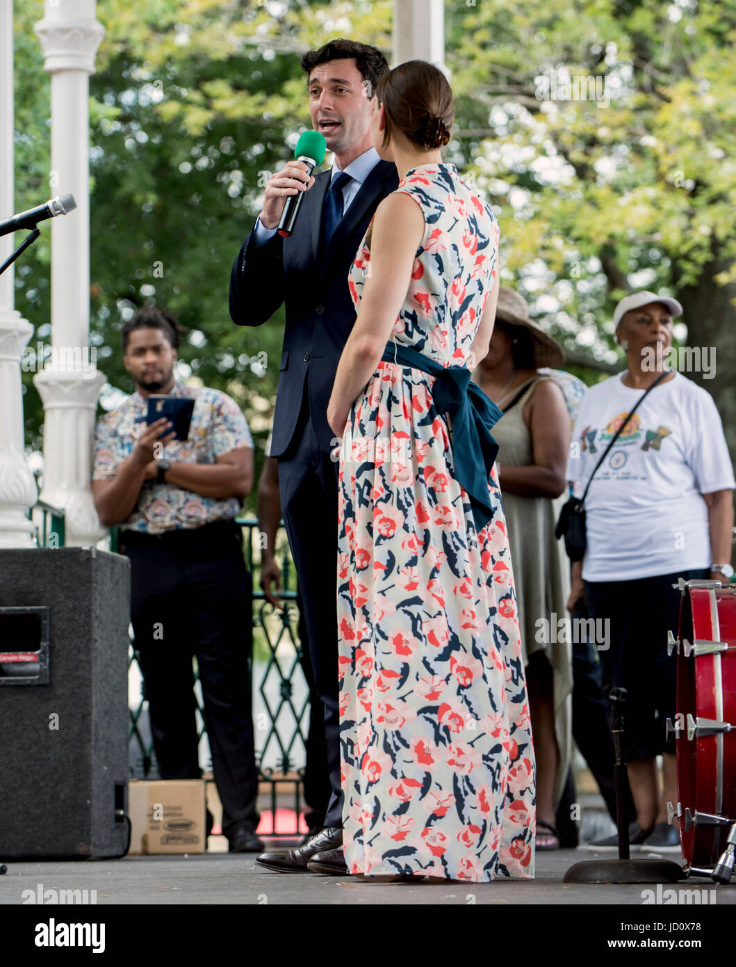 Marietta, Georgia, USA. 17th June, 2017. With his fiancee ALISHA KRAMER ...