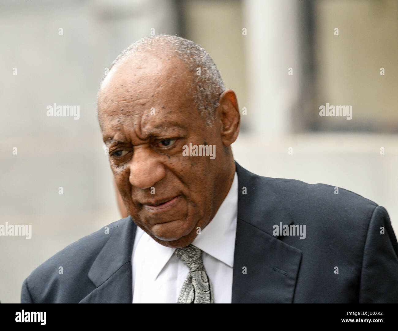 Norristown, Pennsylvania, USA. 17th June, 2017. BILL COSBY, walks up to ...