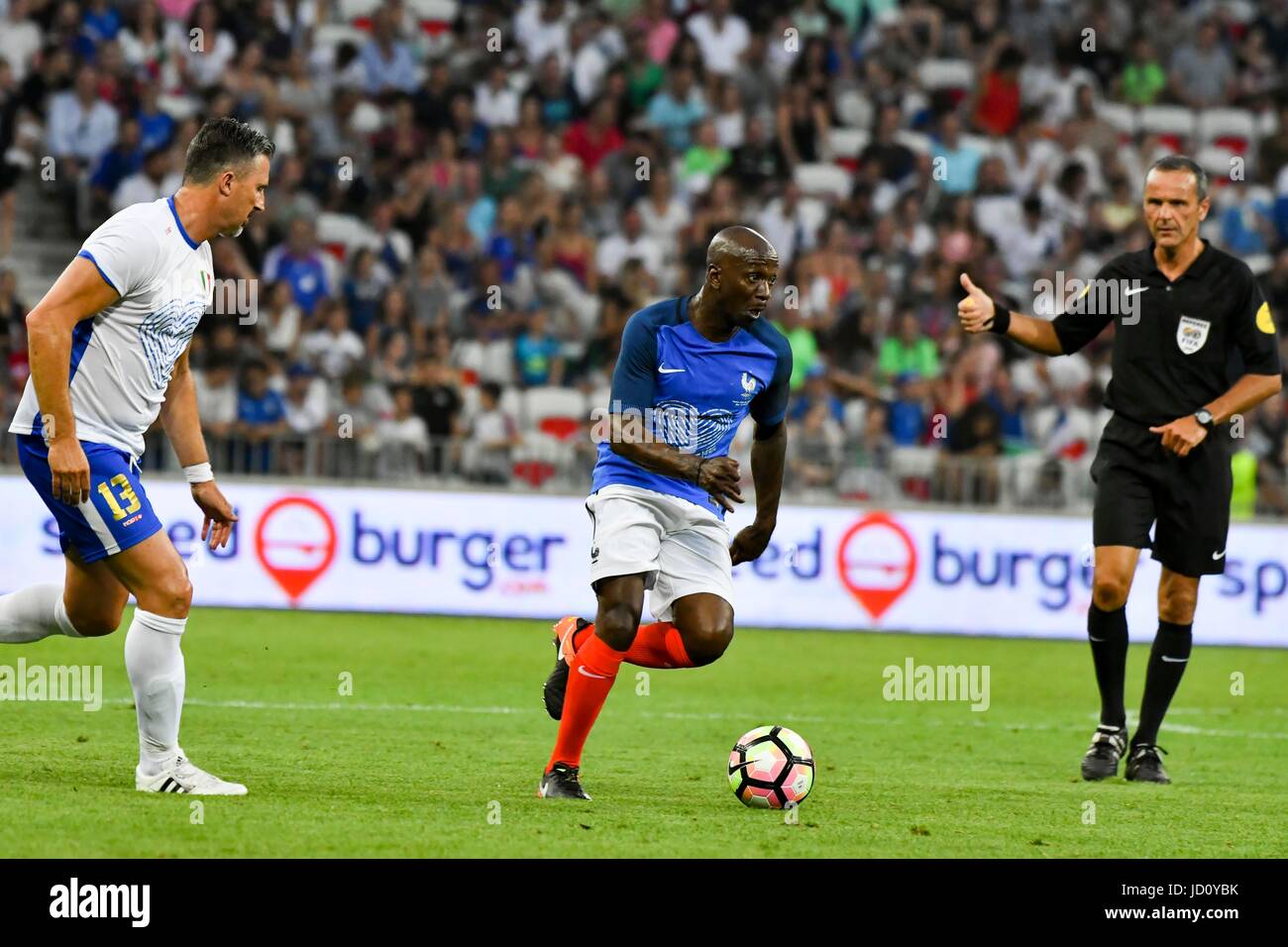 June 17th 2017; Allianz Riviera, Nice, France; Legends football ...