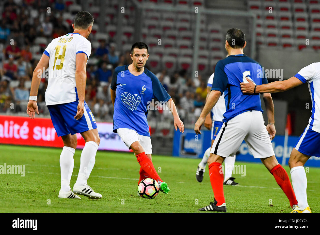 June 17th 2017; Allianz Riviera, Nice, France; Legends football ...
