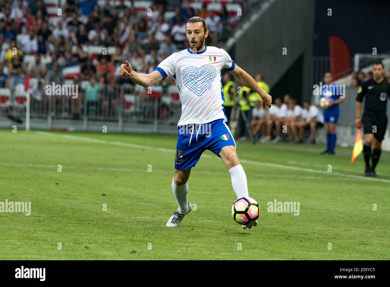 June 17th 2017; Allianz Riviera, Nice, France; Legends football ...