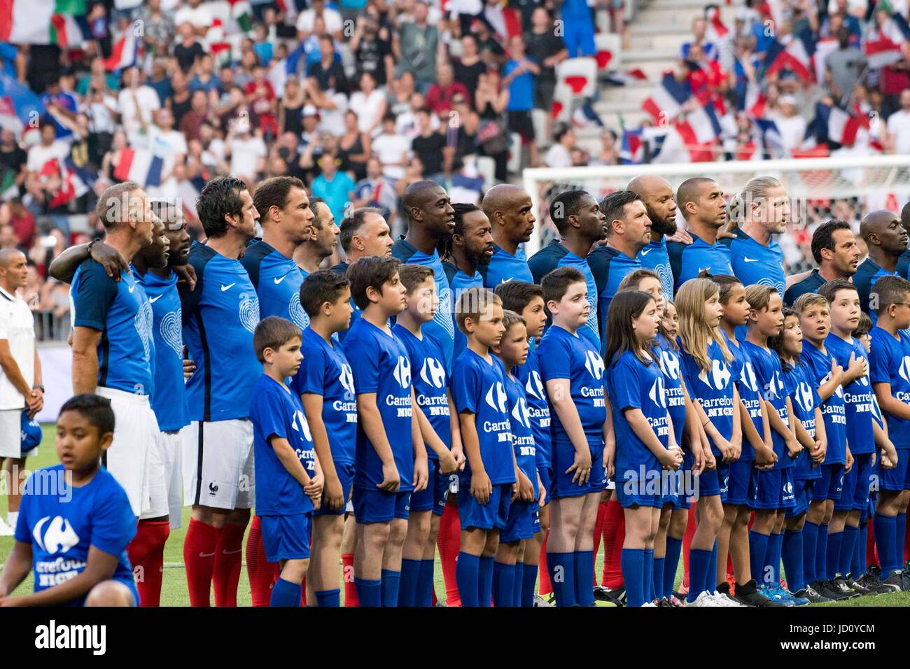 June 17th 2017; Allianz Riviera, Nice, France; Legends football ...